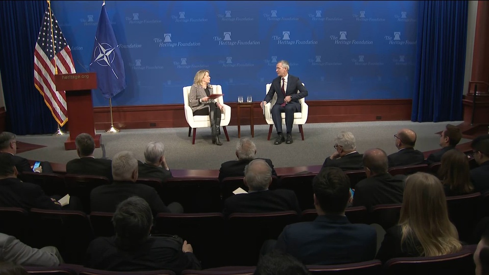 DVIDS - Video - Speech by NATO Secretary General at the Heritage ...