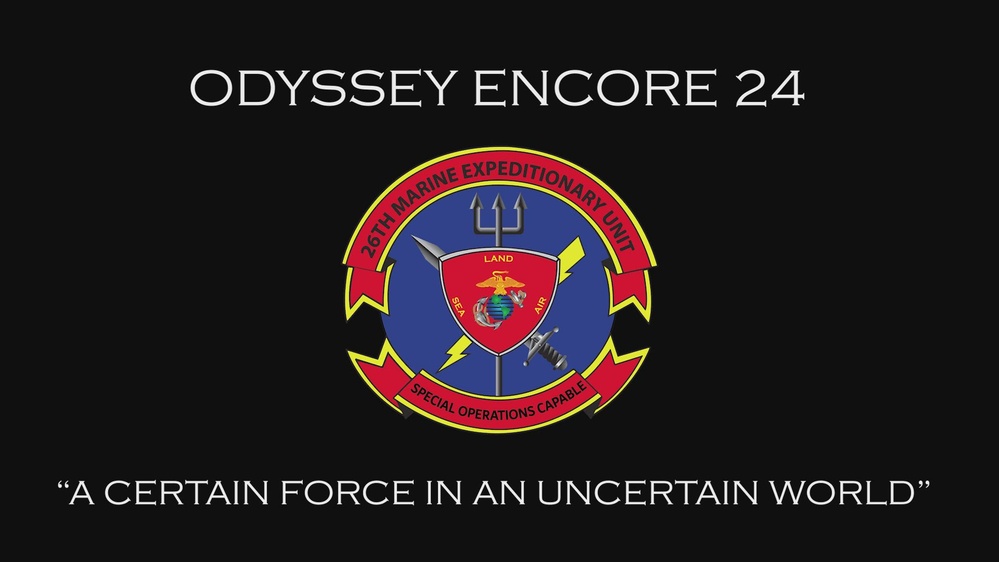 DVIDS - Video - 26th MEU(SOC) Conducts Exercise “Odyssey Encore”, a MEU ...