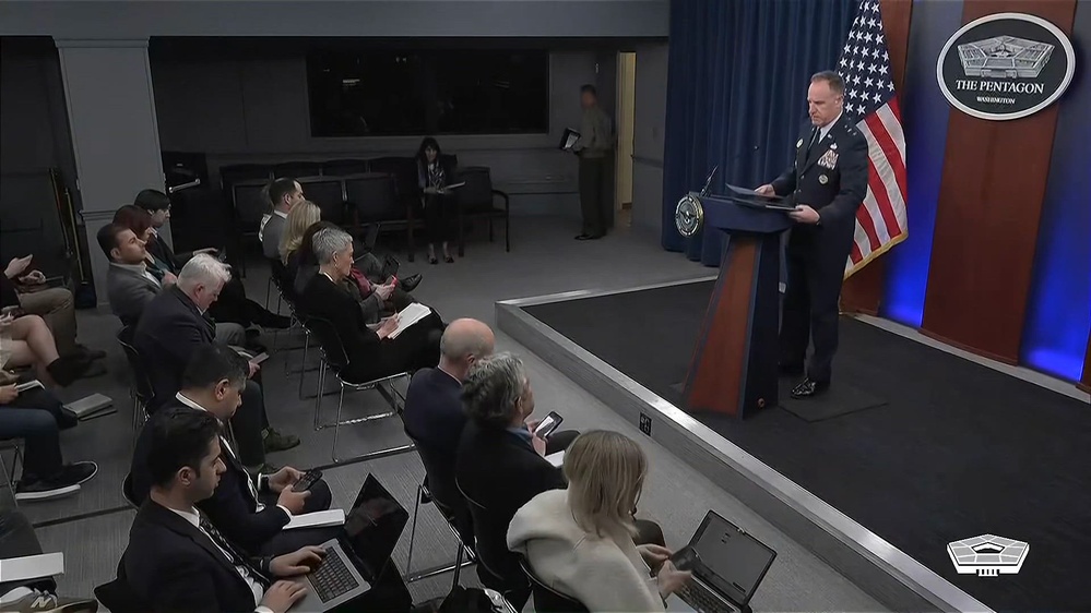 DVIDS - Video - Pentagon Press Secretary Holds Briefing