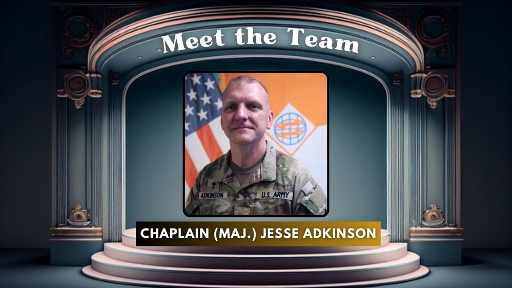 DVIDS - Video - Meet the Team - Chaplain (Maj.) Jesse Adkinson