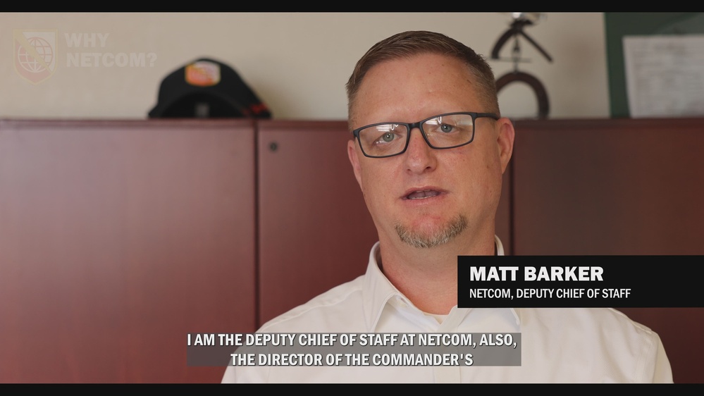 DVIDS - Video - #WHYNETCOM? Matt