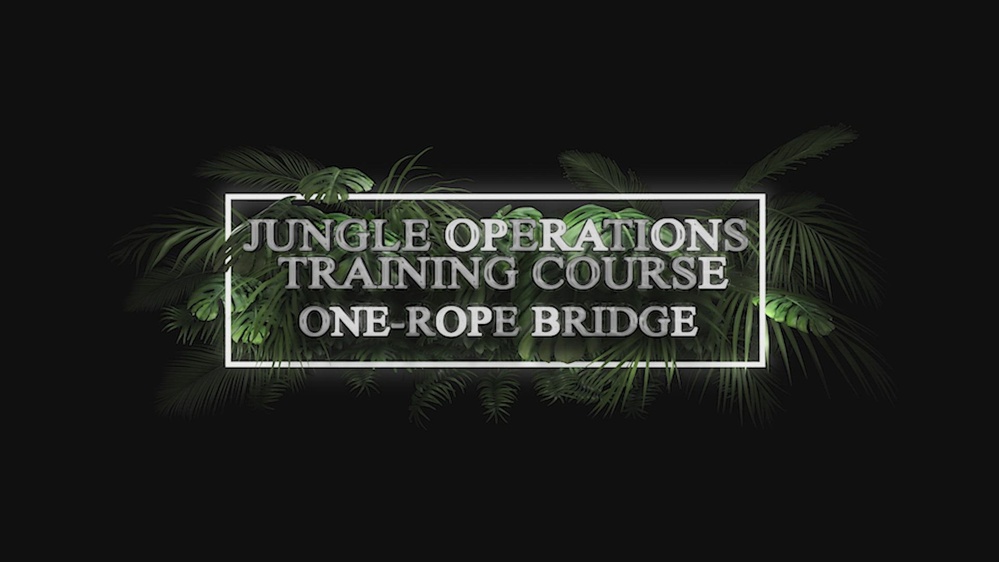 DVIDS - Video - Jungle Operations Training Course Knots - One-Rope Bridge