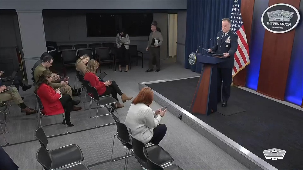 DVIDS - Video - Pentagon Press Secretary Holds Briefing