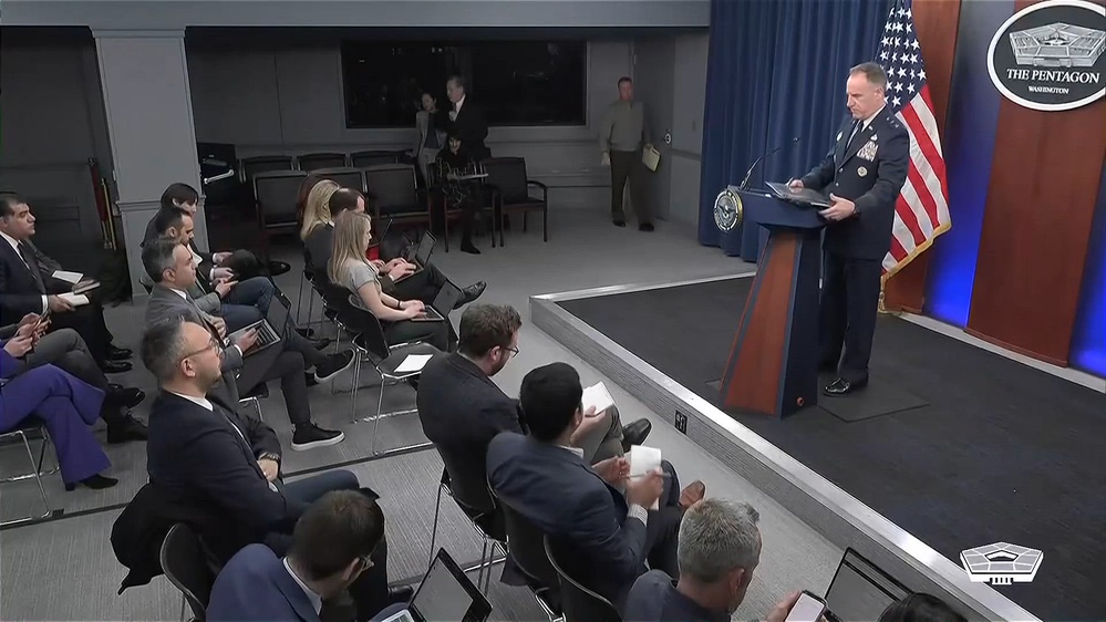 DVIDS - Video - Pentagon Press Secretary Holds Briefing