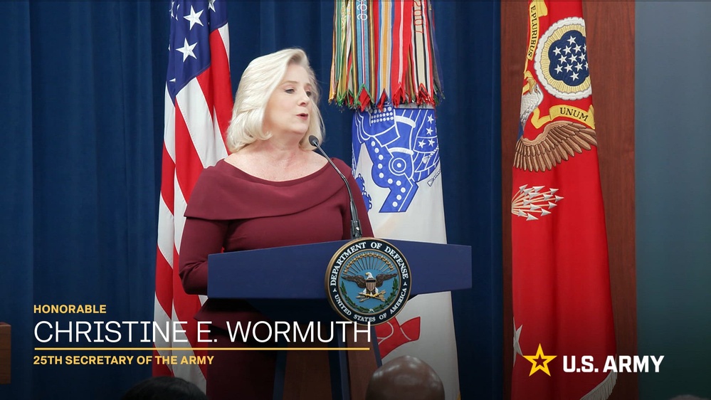 DVIDS - Video - Secretary of the U.S. Army Christine E. Wormuth Awards ...