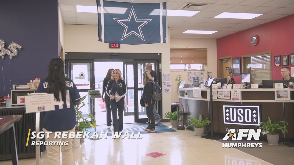 DVIDS - Video - Dallas Cowboys Cheerleaders USO Visit.