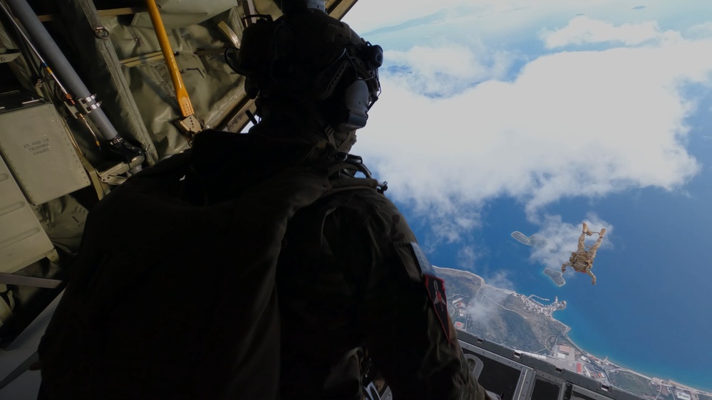 DVIDS - Video - First person view of military free fall jump