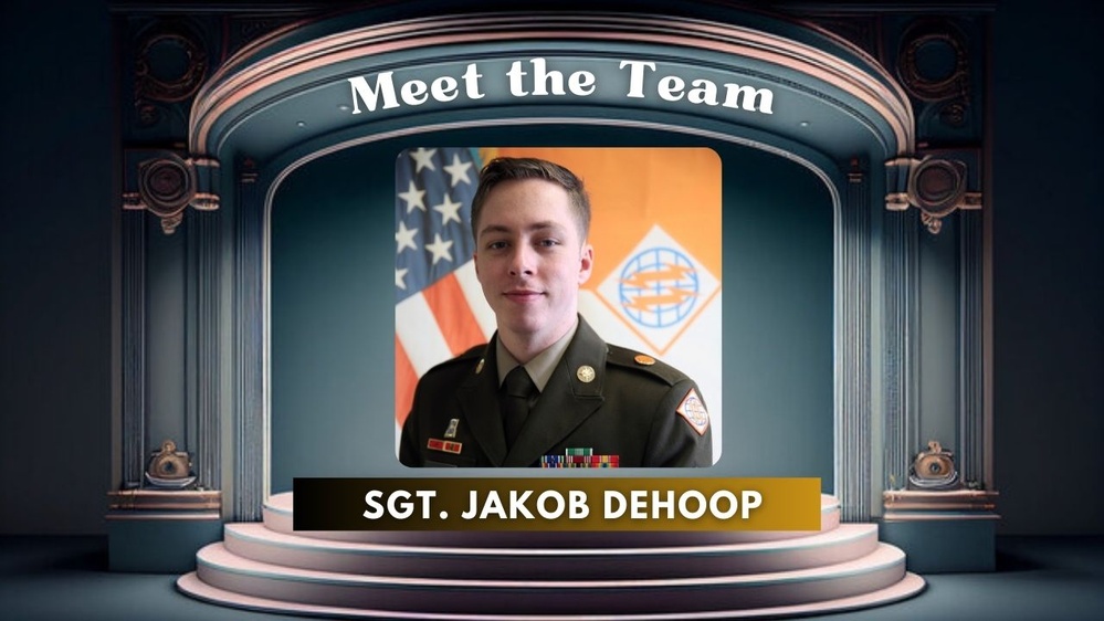 DVIDS - Video - Meet the Team: Sgt. Jakob Dehoop