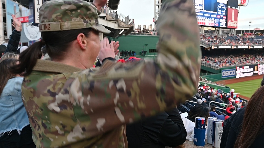 DVIDS - Video - National Guard night at Nationals Park 2024