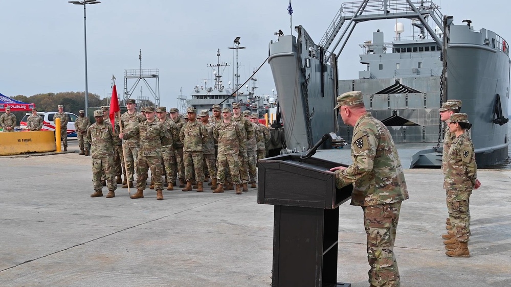 DVIDS - Video - USAV M.G. Charles P. Gross (LSV-5) Deploys