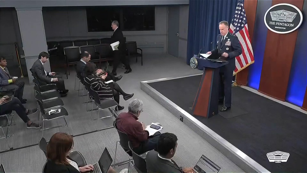 DVIDS - Video - Pentagon Press Secretary Holds Briefing