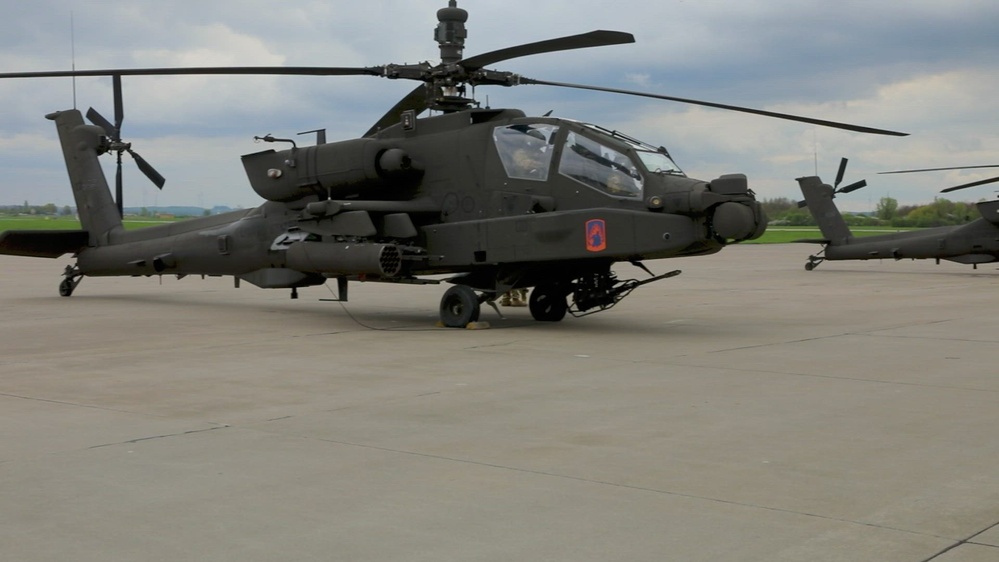DVIDS - Video - 12th CAB AH-64E Apache Guardian helicopters B-Roll