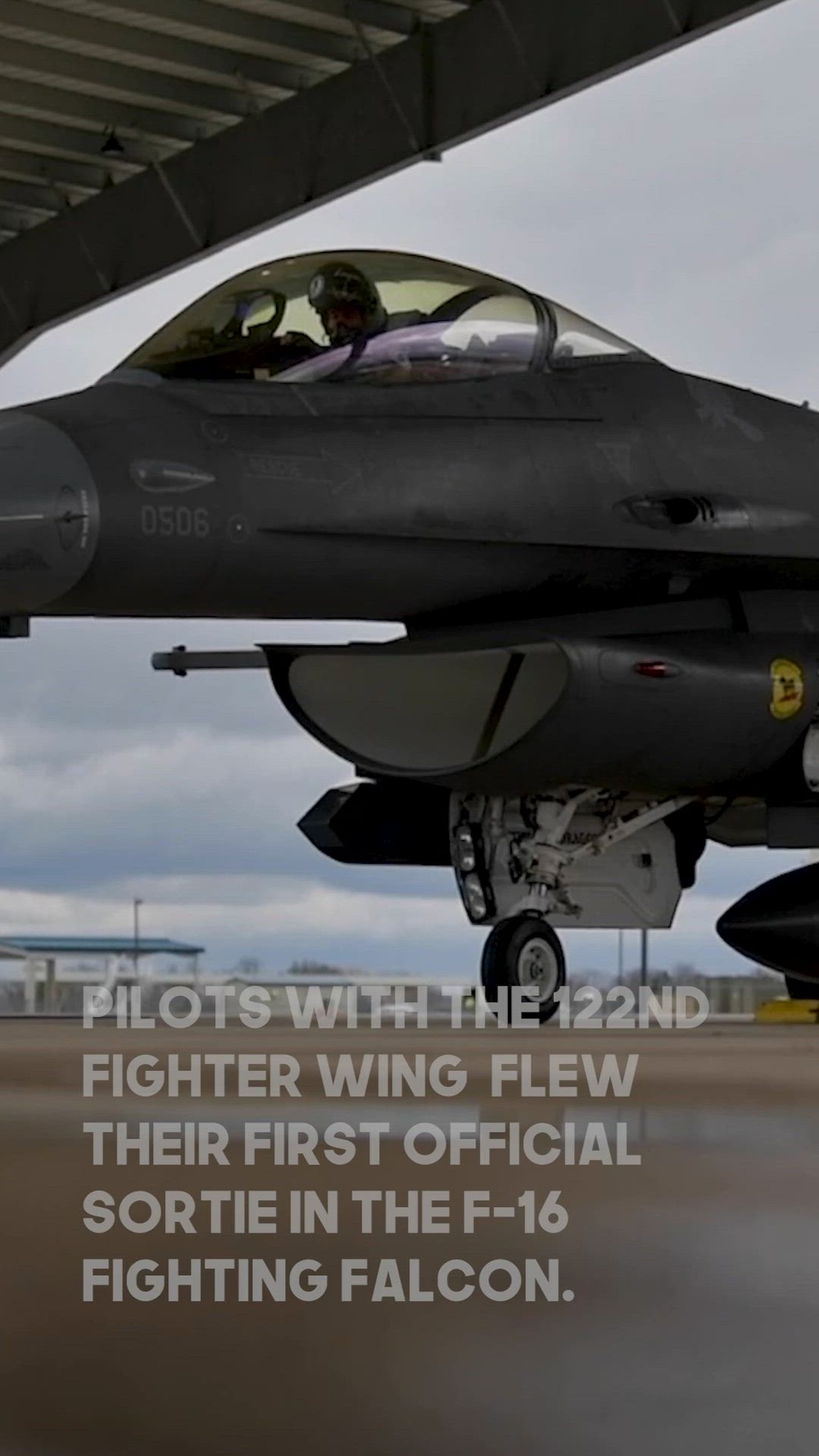 DVIDS - Video - 122nd Fighter Wing conducts Historical First F-16 Flight