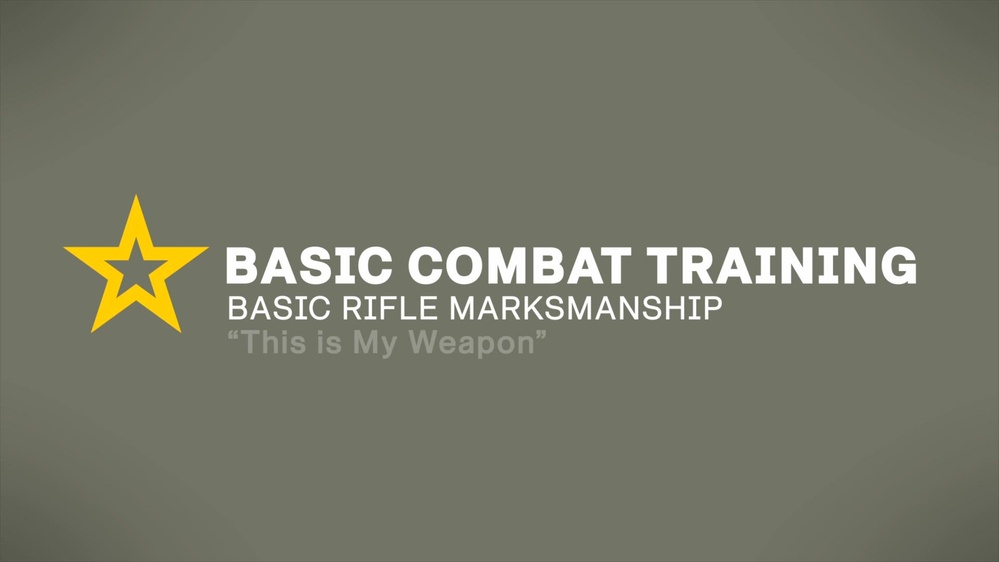 DVIDS - Video - CIMT Basic Combat Training - Basic Rifle Marksmanship Video