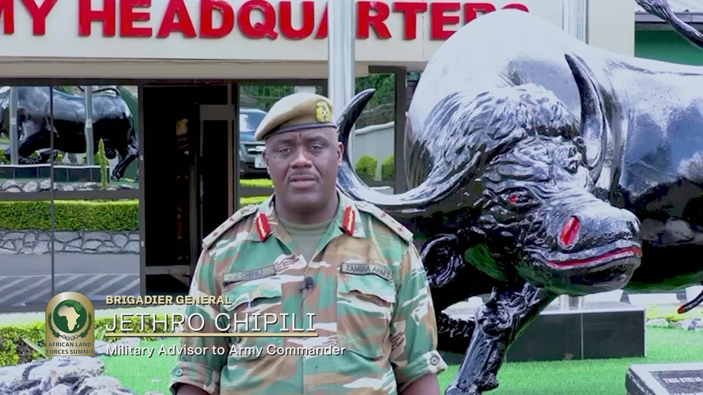 DVIDS - Video - Zambia Army Brig. Gen. Jethro Chipili welcomes ...