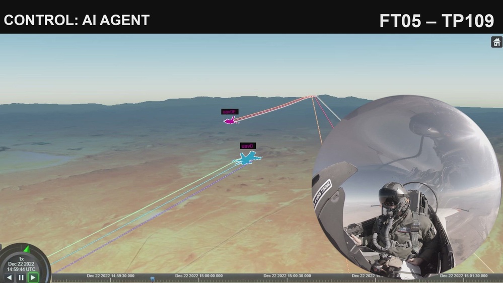 DVIDS - Video - X-62 VISTA ACE flight b-roll