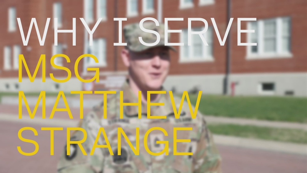 DVIDS - Video - MSG Matthew Strange shares Why He Serves in the U.S. Army