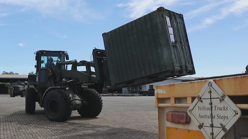 DVIDS - Video - B-Roll: MRF-D 24.3 Marines stage equipment and tactical ...