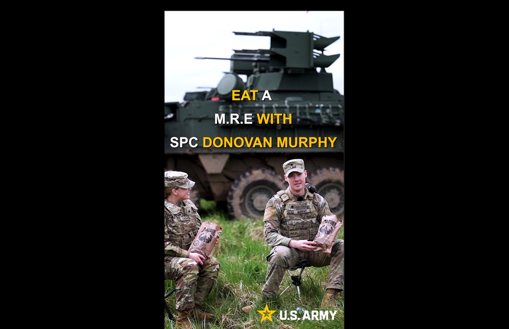 DVIDS - Video - Eat a M.R.E with U.S. Army Spc. Donovan Murphy