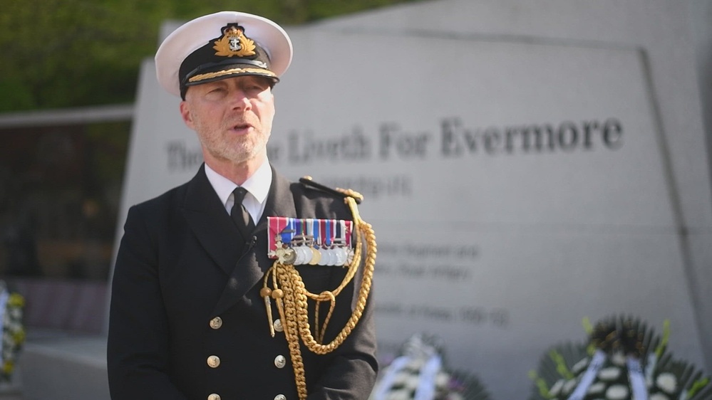DVIDS - Video - Battle of the Imjin River Commemoration Ceremony - Commodore Lamb Interview