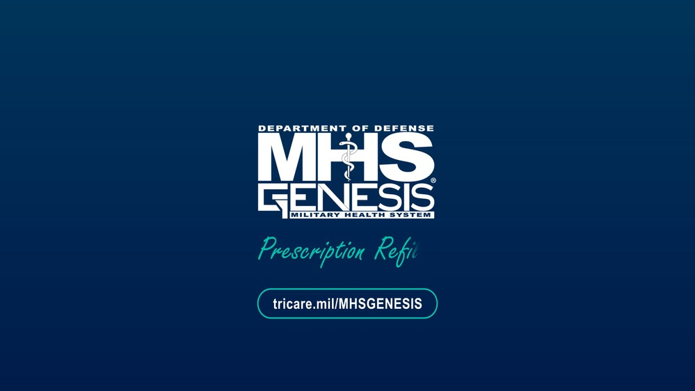 DVIDS - Video - MHS GENESIS Prescription Refill Overview