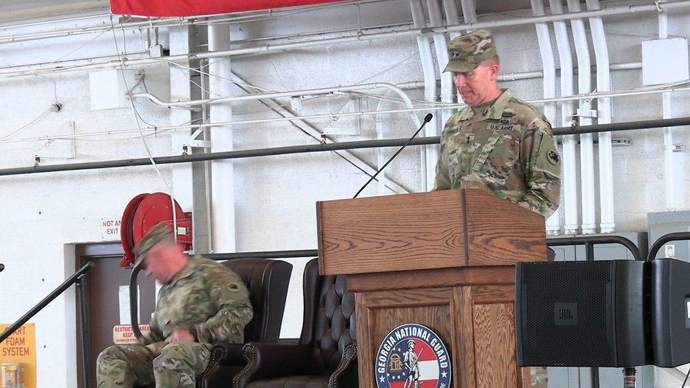 DVIDS - Video - Georgia Guard TAG delivers remarks at Ga. ARNG Change ...