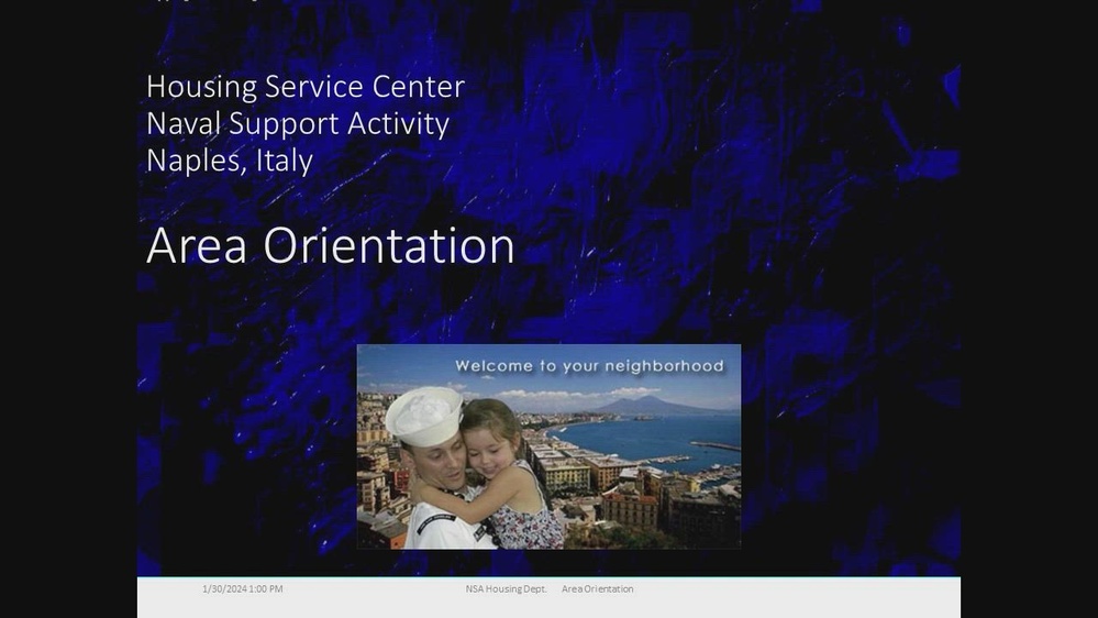 DVIDS - Video - NSA Naples Housing Brief