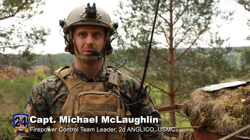 DVIDS - Video - Marines Serve as Forward Observers at DEFENDER 24