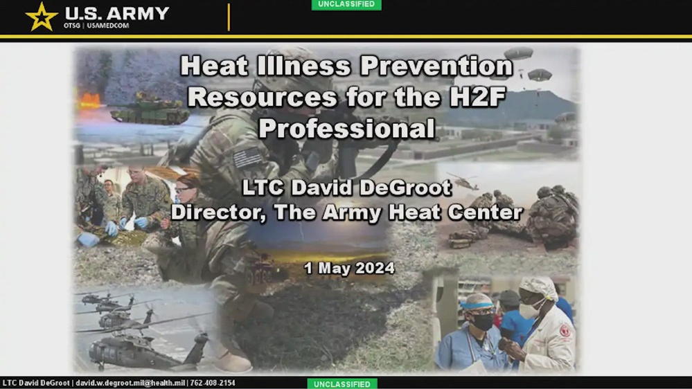 DVIDS - Video - 2024 H2F Symposium Break Out Session: Heat Illness ...