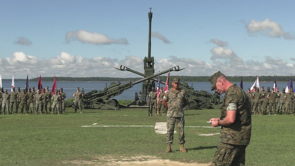 DVIDS - Video - 1st Battalion, 10th Marines Relief and Appointment Ceremony
