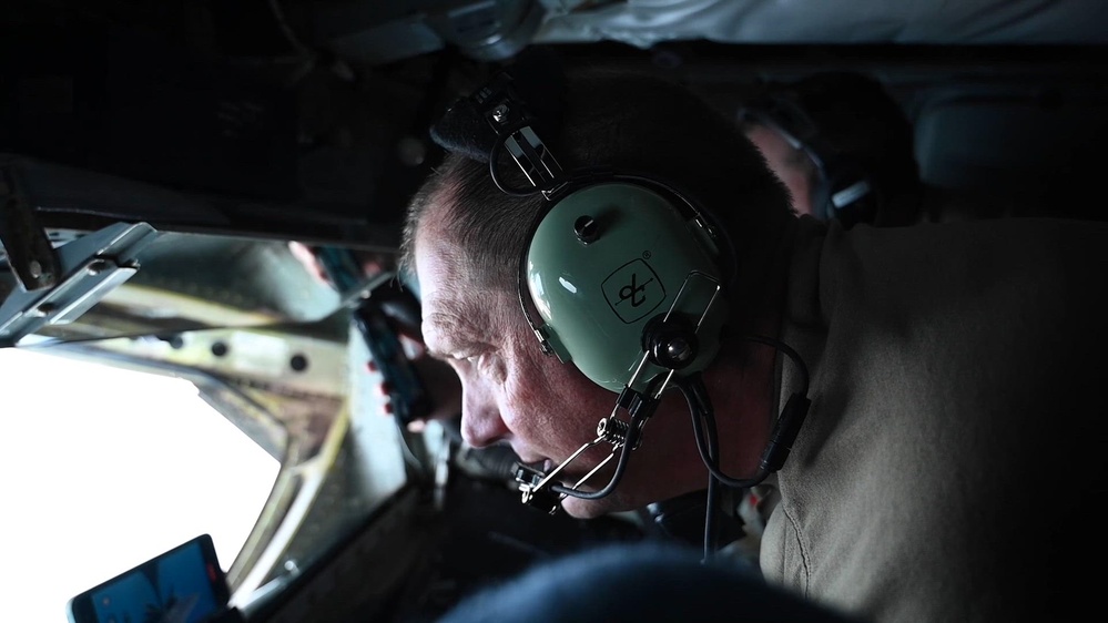 DVIDS - Video - F-22 aerial refuels During Sentry Savannah 24