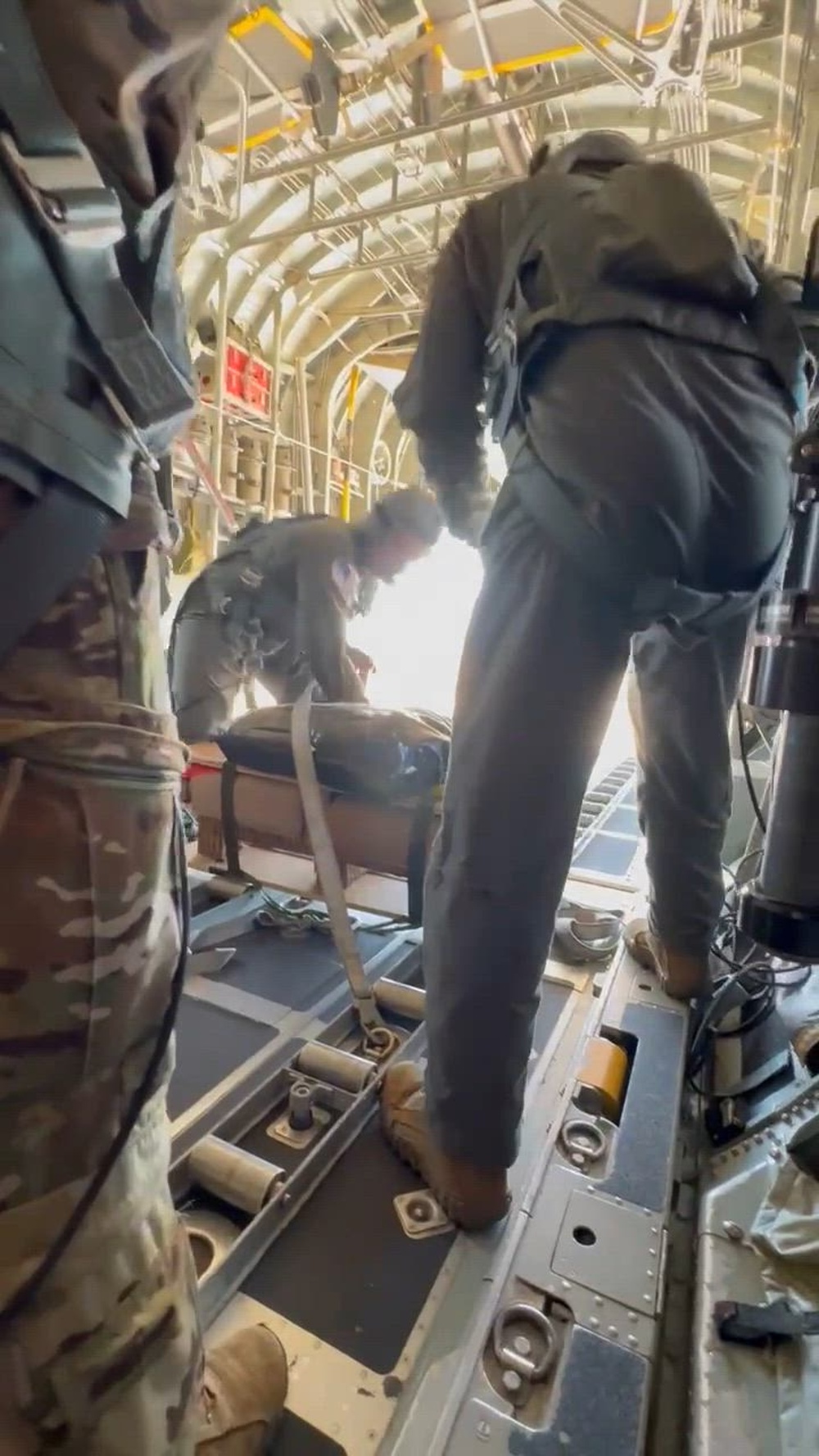 DVIDS - Video - U.S. Air Force Riggers and C-130 crews load, drop ...