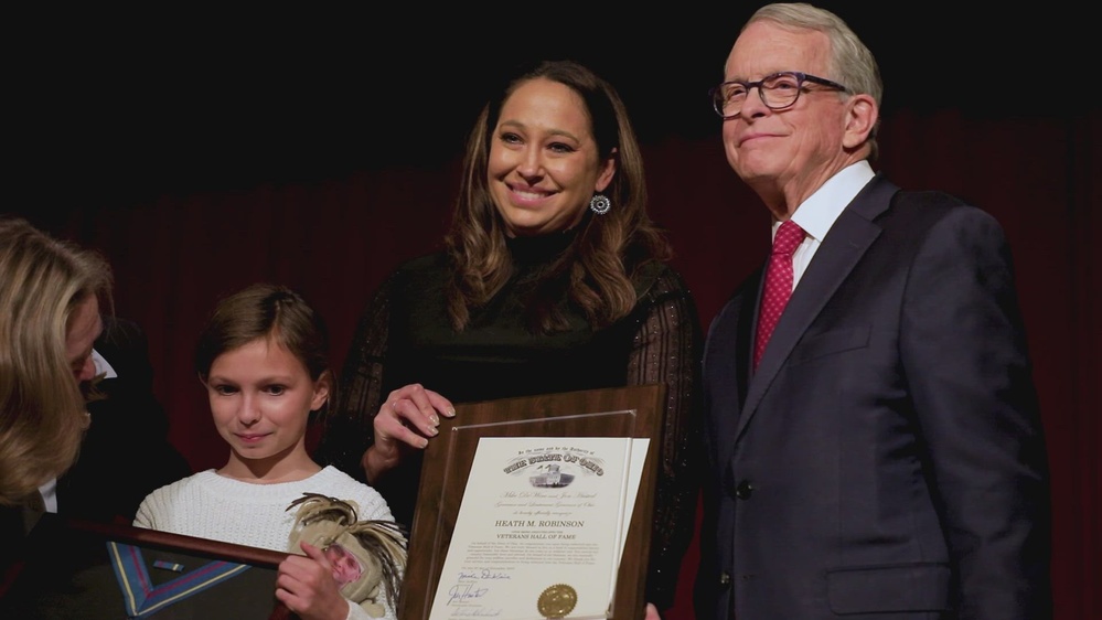 DVIDS - Video - Sgt. 1st Class Heath Robinson inducted into Ohio ...