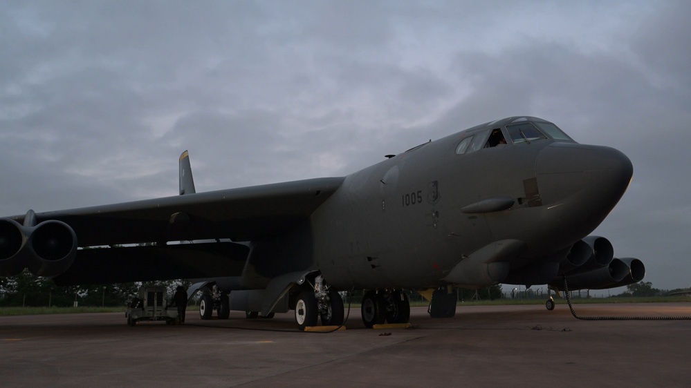 DVIDS - Video - Bomber Task Force Europe 24-3: B-52 pre-flight checks ...
