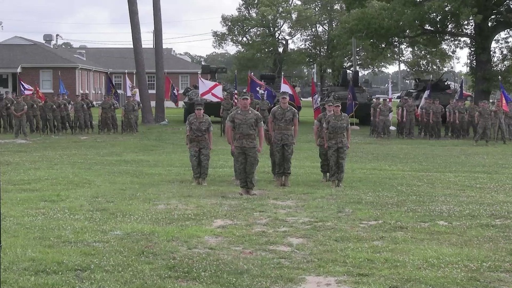 DVIDS - Video - 2d Light Armored Reconnaissance Battalion Change of ...