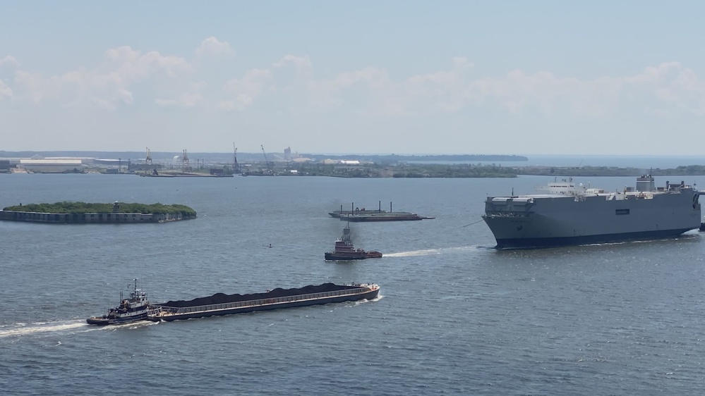 DVIDS - Video - Cape Wrath transits newly-reopened Baltimore Federal ...
