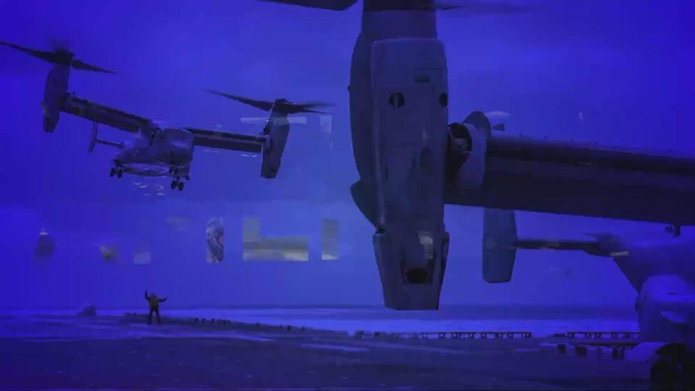 DVIDS - Video - USS America (LHA 6) Conducts Ammo. Onload