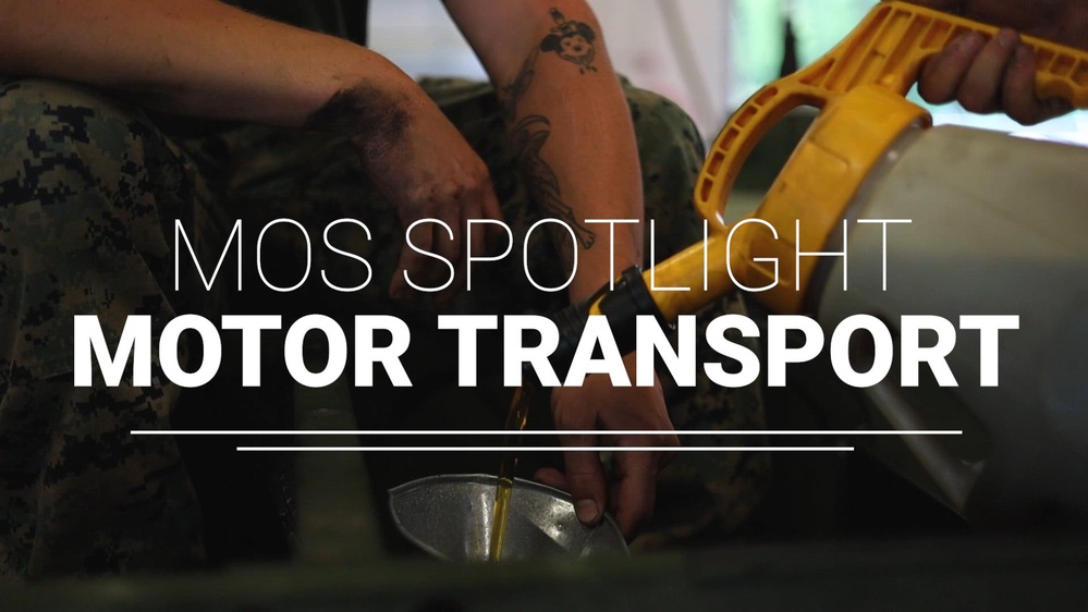 DVIDS - Video - MOS Spotlight: Motor Transport
