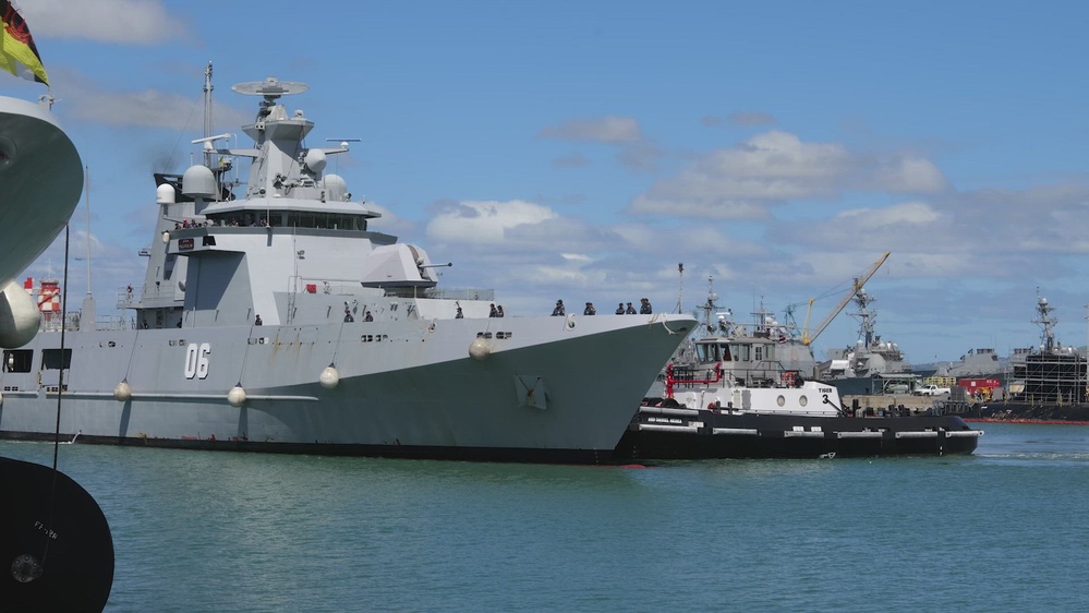 DVIDS - Video - KDB Darussalam (OPV 06) arrives for RIMPAC 2024