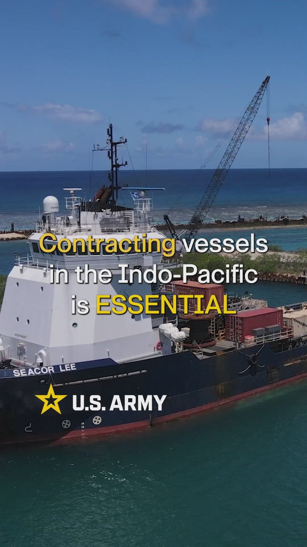 DVIDS - Video - Contracted Vessle on Tinian
