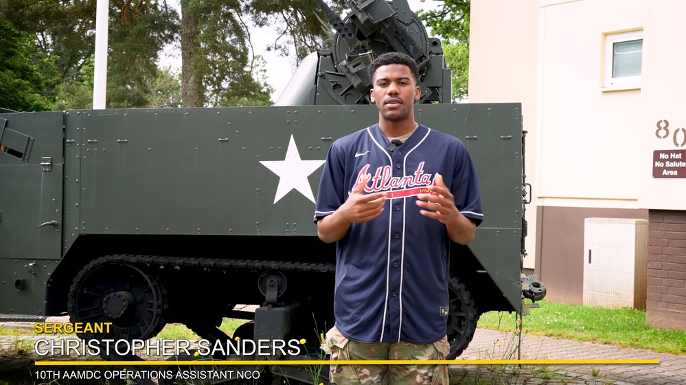 DVIDS - Video - Christopher Sanders Atlanta Braves July 4th Shout-out
