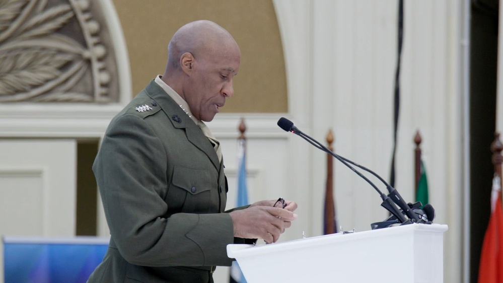 DVIDS - Video - Gen. Langley Gives ACHOD 24 Opening Remarks