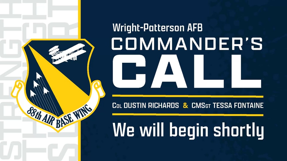 DVIDS - Video - 88 ABW Commander's Virtual All Call