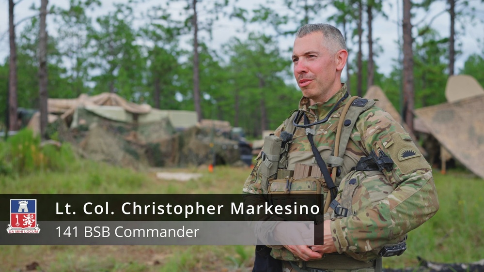 DVIDS - Video - 141st BSB Commander Provides JRTC Training Update