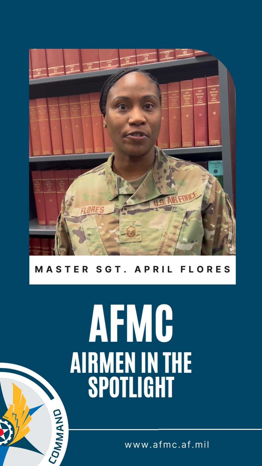 DVIDS - Video - Why I Serve Shout-Out - Master Sgt. April Flores