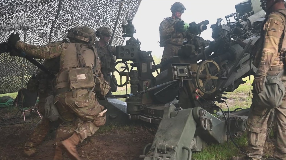 DVIDS - Video - Incoming! Units conduct artillery live-fire at JRTC