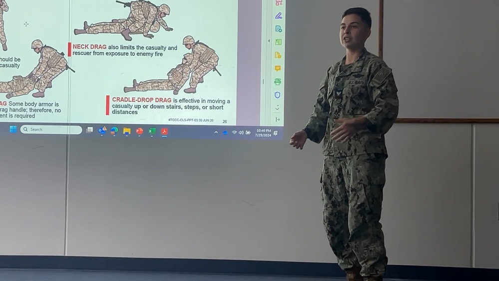 DVIDS - Video - Airmen Receive Tactical Combat Casualty Care Classroom ...