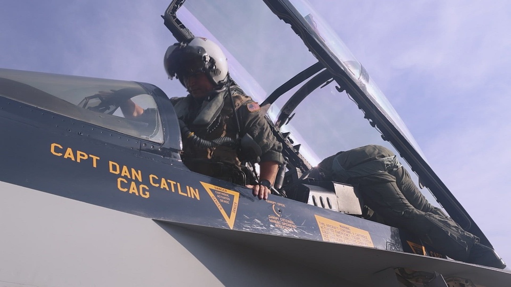 DVIDS - Video - Capt. Dan Catlin Conducts his Last Flight