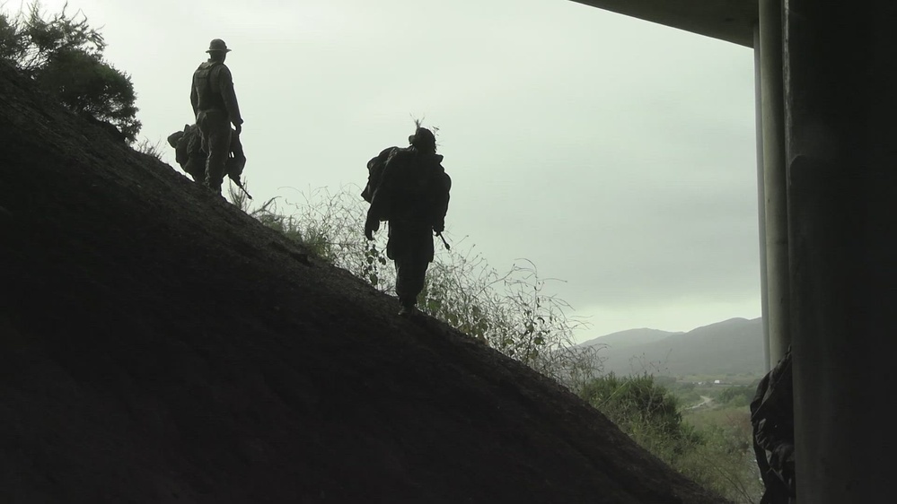 DVIDS - Video - B-Roll: 1st CEB conducts ground recon patrol training