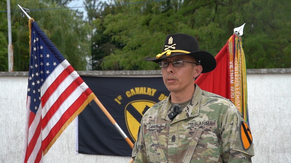 DVIDS - Video - Command Sgt. Maj. Gomez Speaks on the 1st Cavalry ...